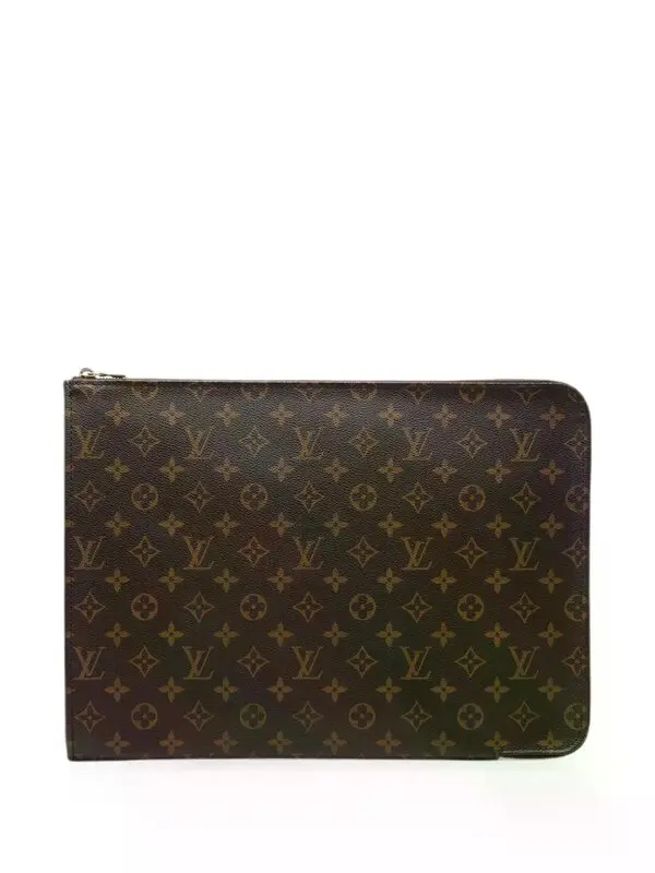 LOUIS VUITTON 2007 Monogram Poche Documents Portfolio Business Bag