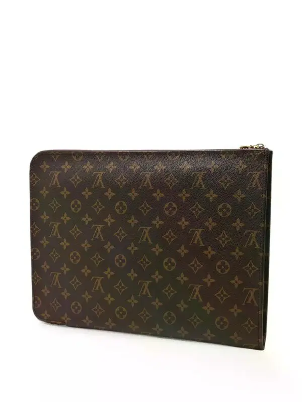 LOUIS VUITTON 2007 Monogram Poche Documents Portfolio Business Bag
