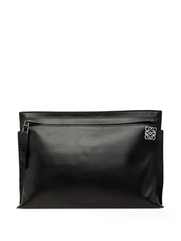 Loewe Leather Anagram T Clutch Bag