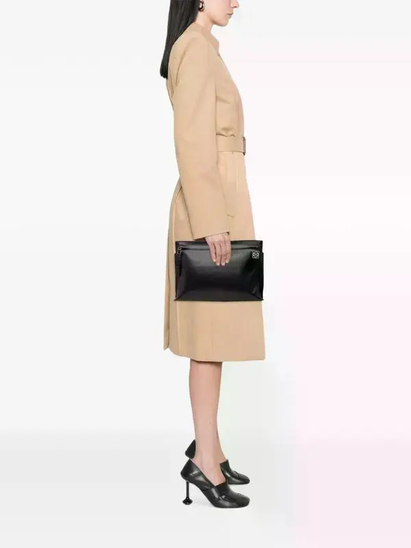 Loewe Leather Anagram T Clutch Bag