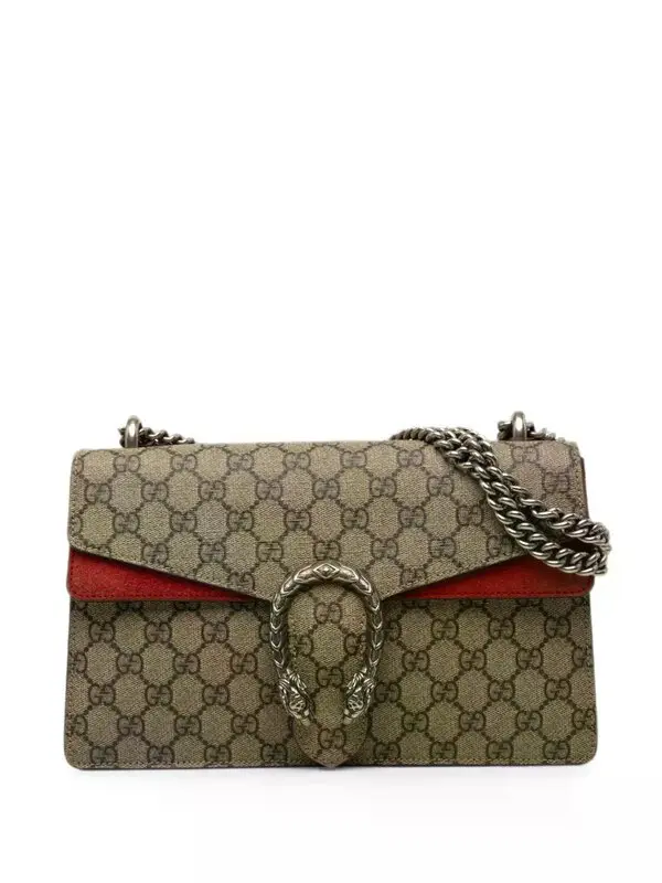 Gucci 2016-2026 Medium Gg Supreme Dionysus Shoulder Bag - Neutrals