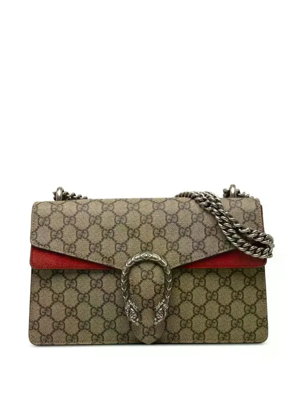 Gucci Medium Gg Supreme Dionysus Shoulder Bag - Neutrals