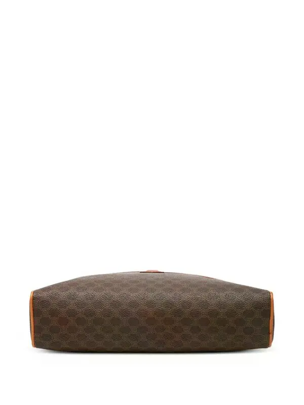 Celine Macadam Coated Canvas Clutch Bag