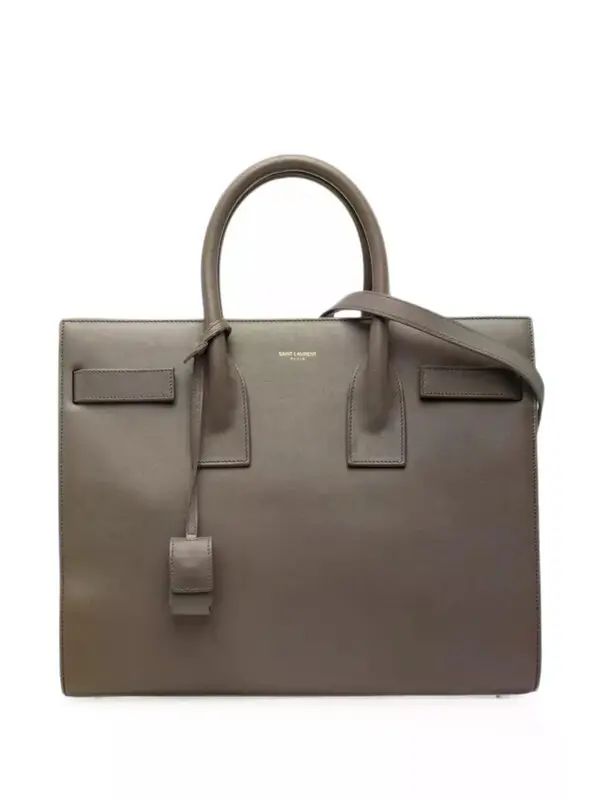 Saint Laurent 2014 Small Leather Sac De Jour Satchel