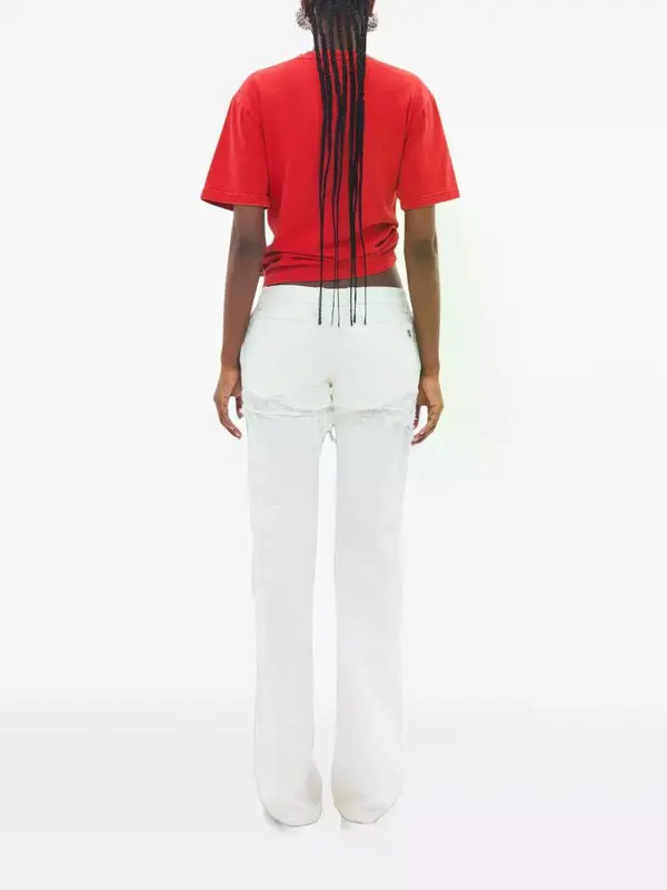 AREA Knot-detail T-shirt