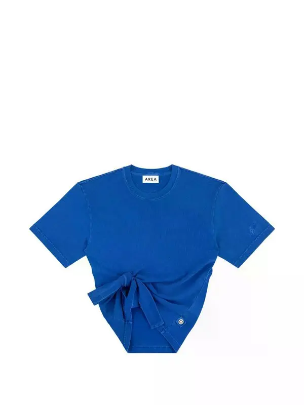 AREA Knot-detail T-shirt