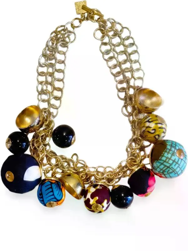 Stella Jean Charm-embellished Chain-link Necklace