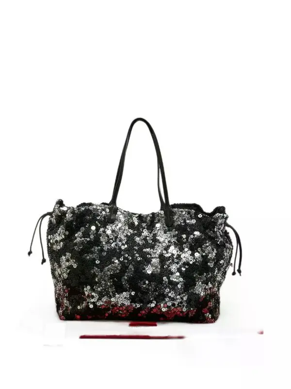 Valentino Garavani Glam Sequin-embellished Tote Bag