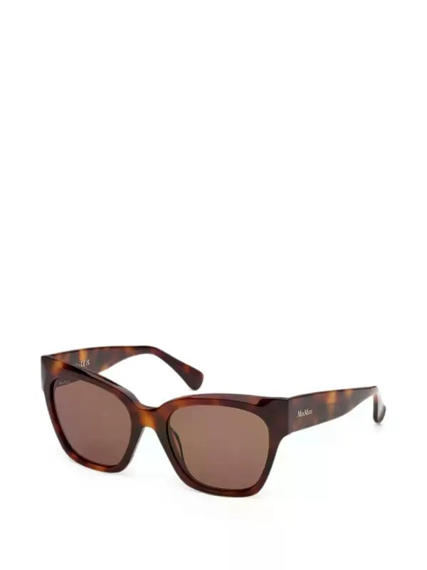 Max Mara Tortoiseshell-effect Cat-eye Sunglasses