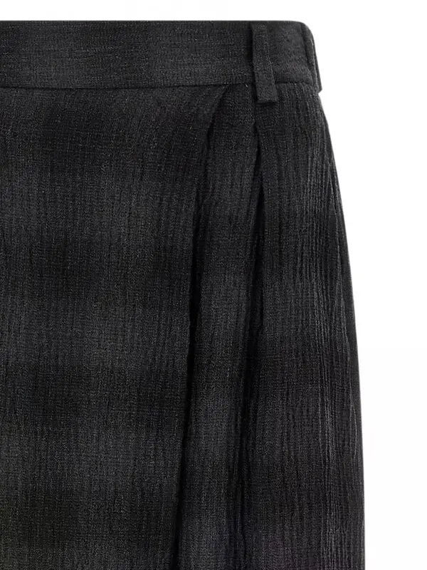 TELA Asymmetrical Check-pattern Trousers