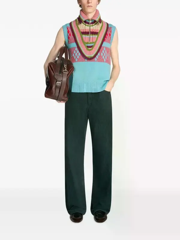 Dries Van Noten Loose Overdyed Pants