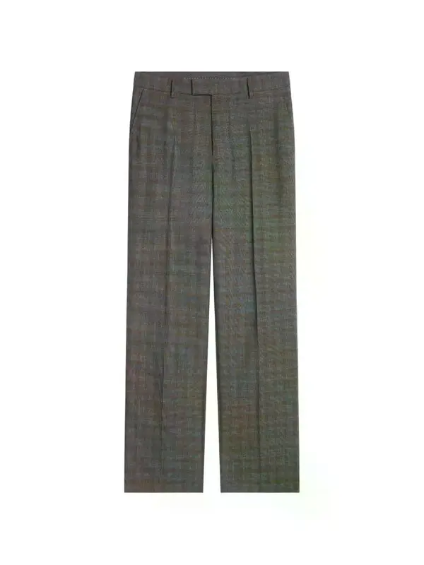 Dries Van Noten Long Straight-leg Wool Pants