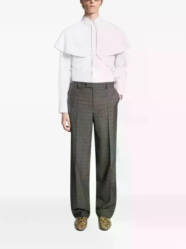 Dries Van Noten Long Straight-leg Wool Pants