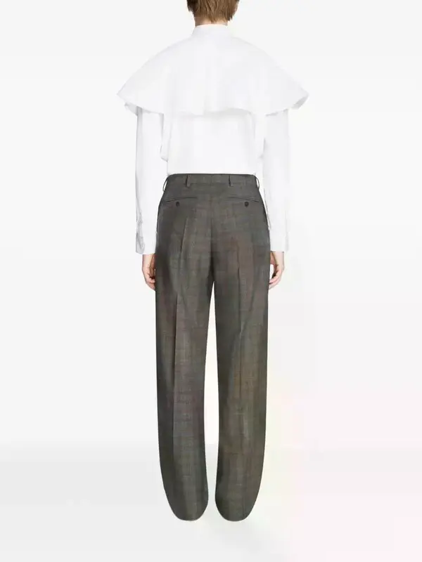 Dries Van Noten Long Straight-leg Wool Pants
