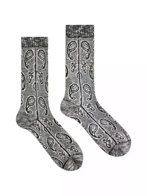 Dries Van Noten Jacquard Wool Socks