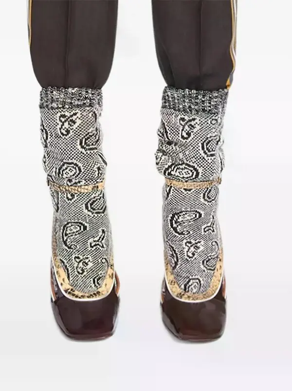 Dries Van Noten Jacquard Wool Socks