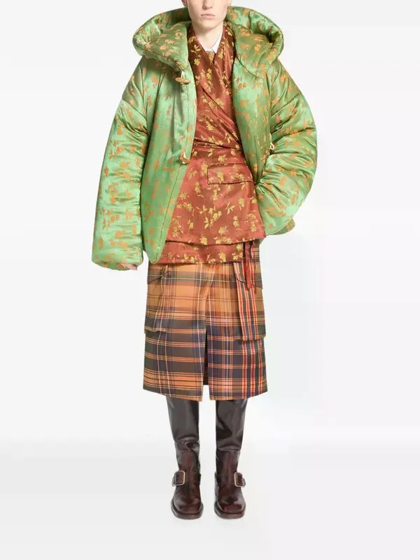 Dries Van Noten Jacquard Puffer Jacket
