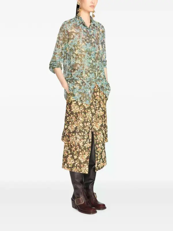 Dries Van Noten Pleated Shirt