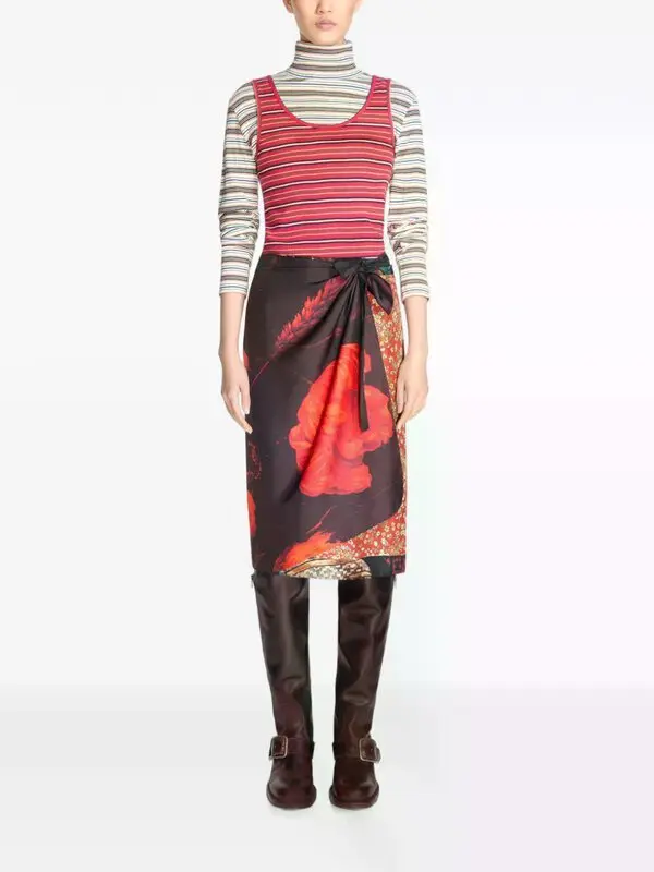 Dries Van Noten Wrap Scarf-skirt