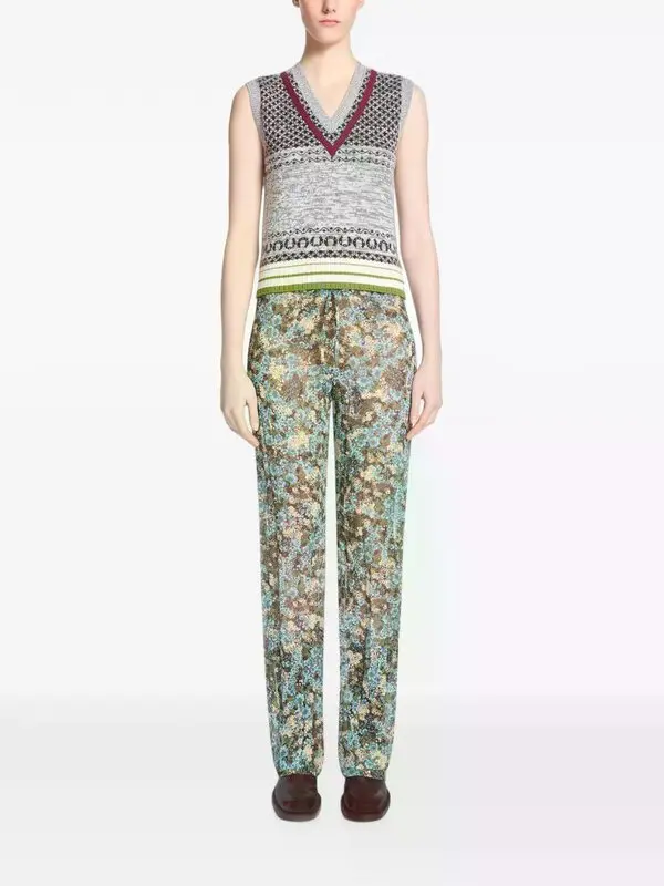 Dries Van Noten Elasticated Pleated Pants