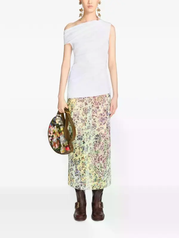 Dries Van Noten Off-shoulder Jersey Top