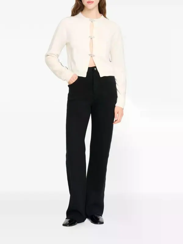 BARRIE Gem-embellished Cashmere Cardigan