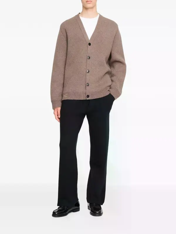 BARRIE Double-faced Cashmere Cardigan
