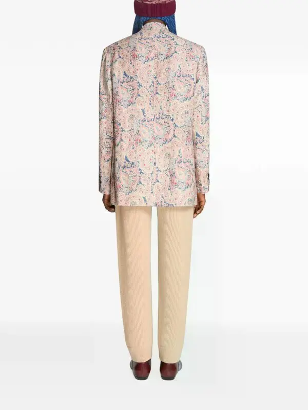 Dries Van Noten Jacquard Double-breasted Blazer