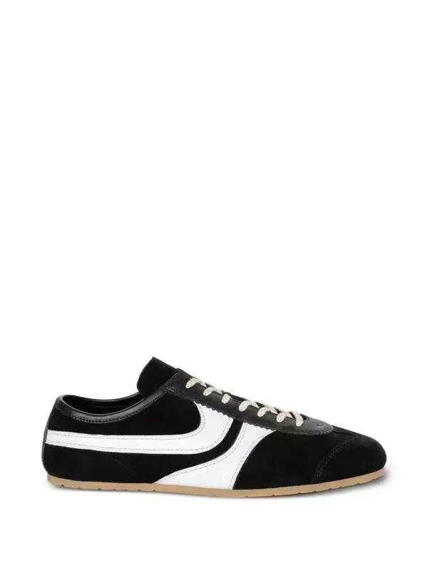 Dries Van Noten Dustin Lace-up Leather Sneakers - Black