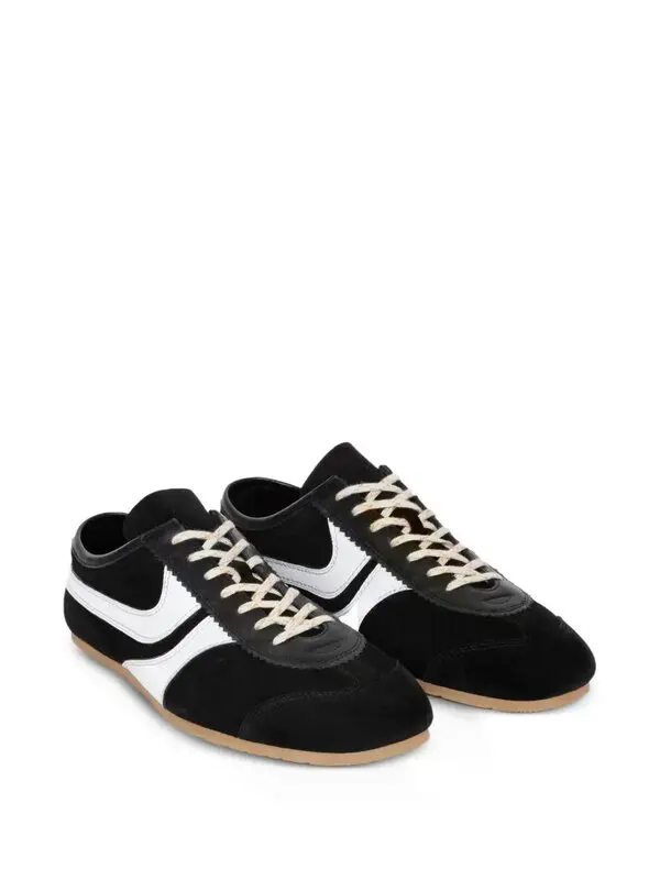 Dries Van Noten Dustin Lace-up Leather Sneakers - Black