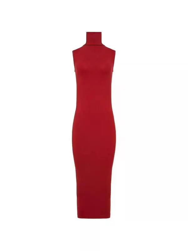 Wolford Seamless Turtleneck Midi Dress