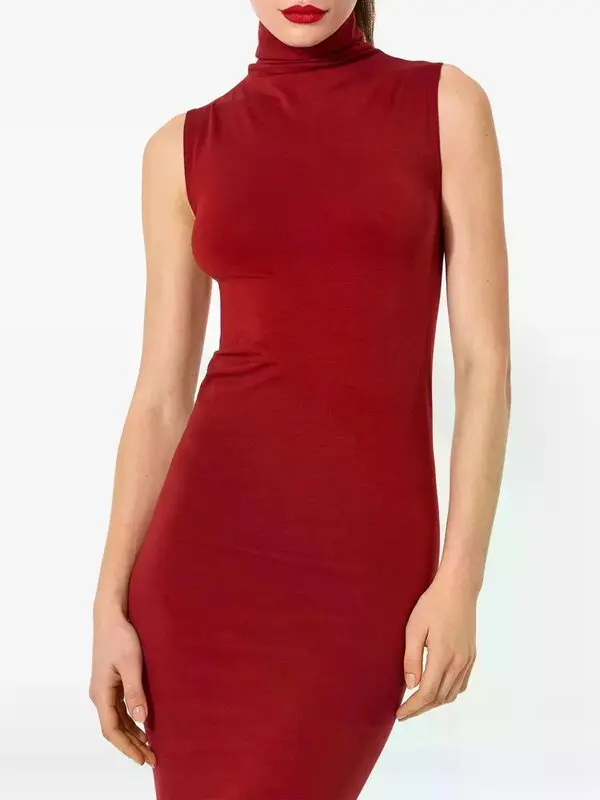 Wolford Seamless Turtleneck Midi Dress