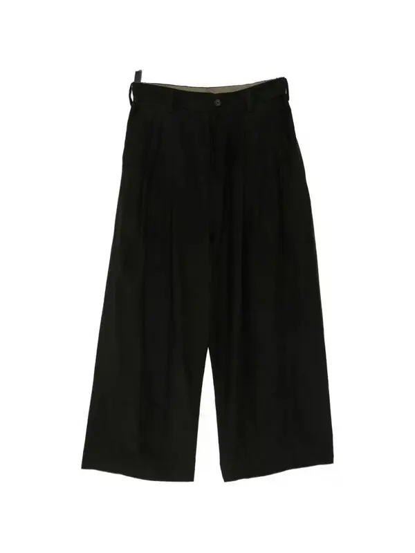 ZIGGY CHEN Pleated Wide-leg Trousers
