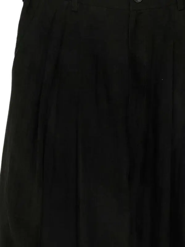 ZIGGY CHEN Pleated Wide-leg Trousers