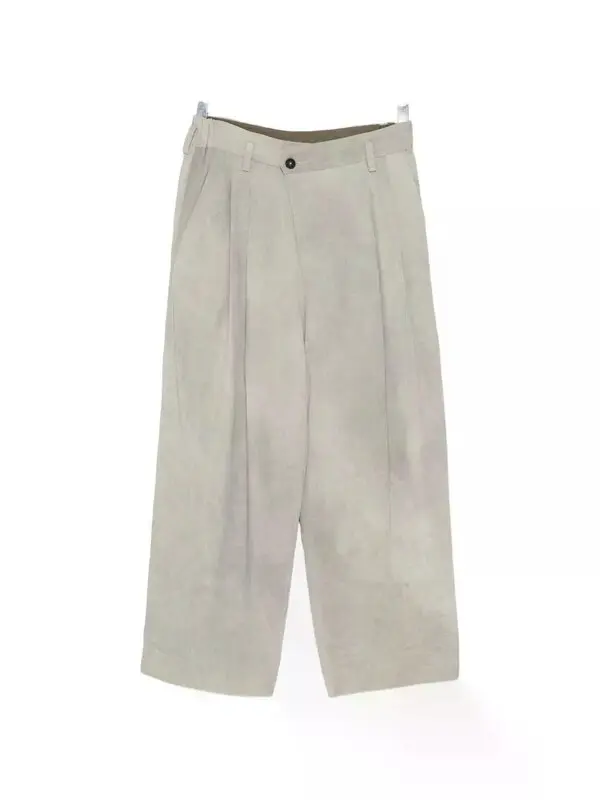 ZIGGY CHEN Pleated Wide-leg Trousers