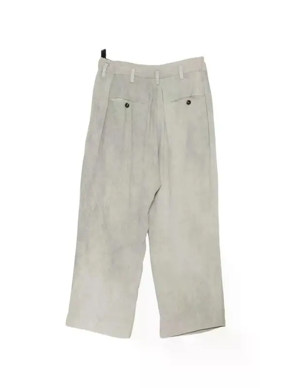 ZIGGY CHEN Pleated Wide-leg Trousers