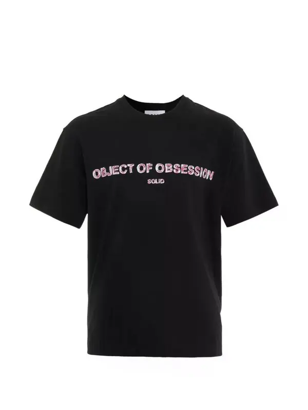 SOLID HOMME Object Lettering T-shirt
