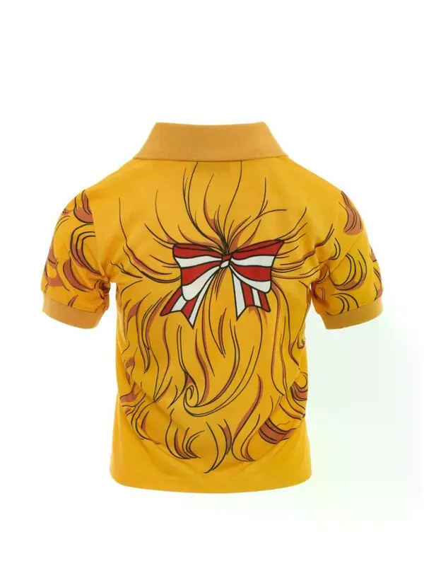 PUSHBUTTON Graphic-print Polo Shirt