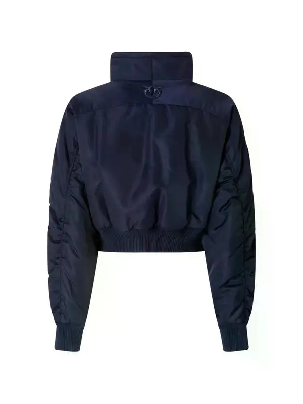 Pinko Cropped Ruched-sleeve Jacket