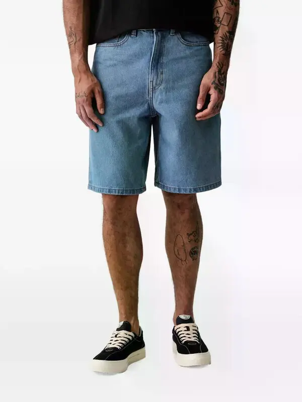 VANS Logo Patch Denim Shorts
