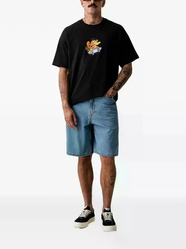 VANS Logo Patch Denim Shorts