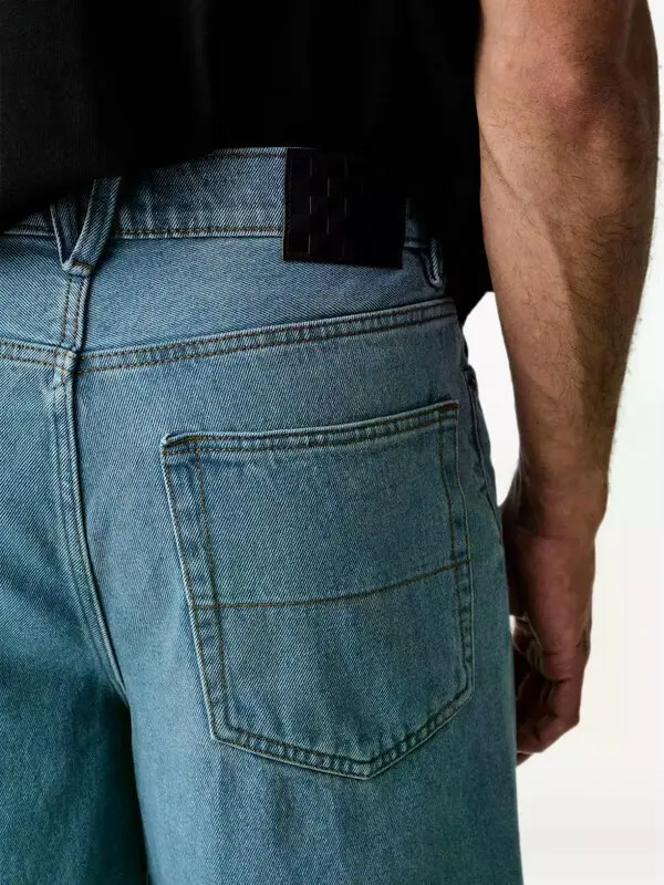 VANS Logo Patch Denim Shorts