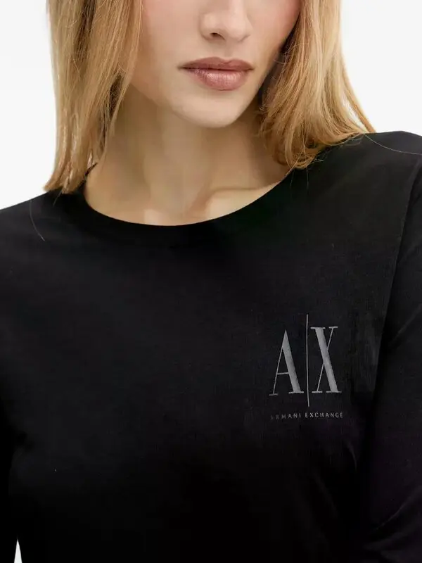Armani Exchange Logo-print Long-sleeve T-shirt
