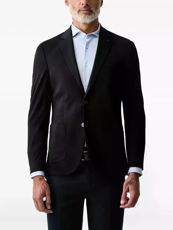 Karl Lagerfeld Micro-check Single-breasted Blazer