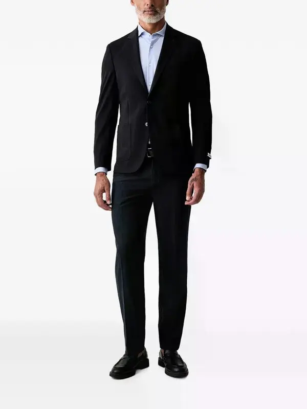 Karl Lagerfeld Micro-check Single-breasted Blazer