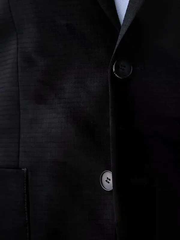 Karl Lagerfeld Micro-check Single-breasted Blazer