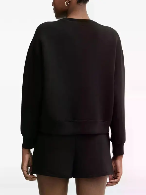 Armani Exchange Crewneck Sweatshirt With Logo Patch
