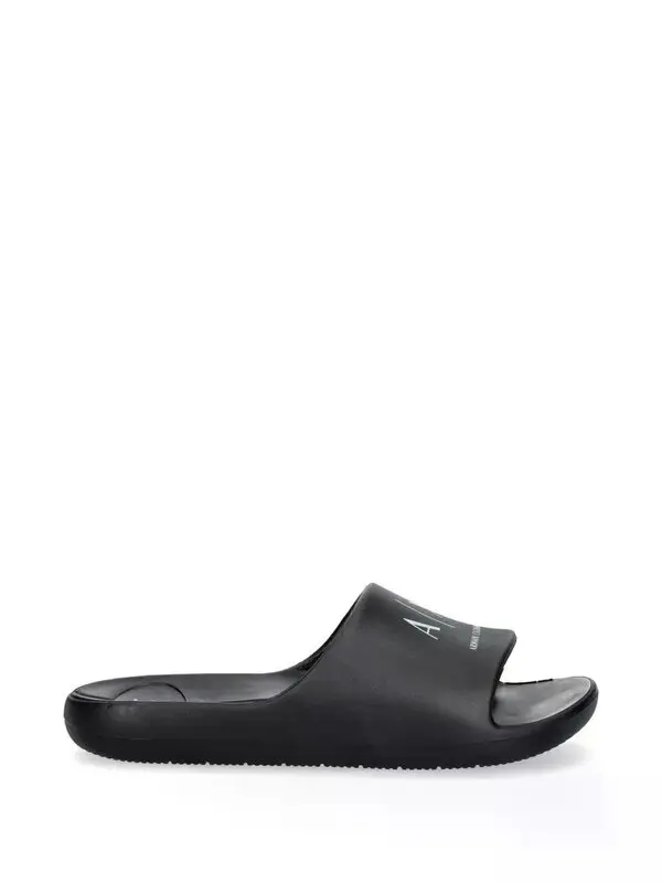Armani Exchange Logo-print Slides