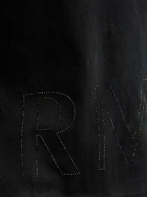 Armani Exchange Rhinestone-embellished Logo-print T-shirt