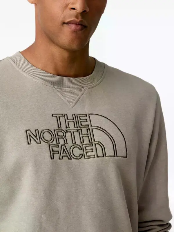 The North Face Drew Peak Light Logo-embroidered Ribbed-trim Sweatshirt